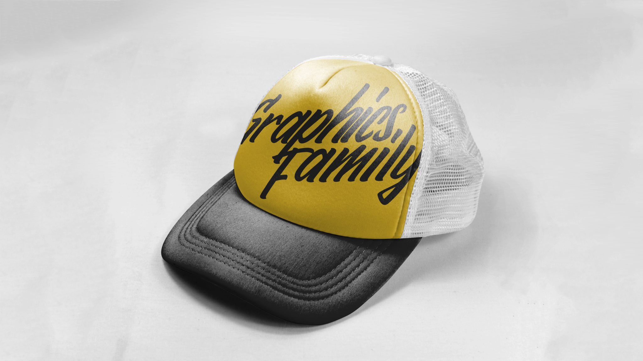 3D Cap Mockup – GraphicsFamily