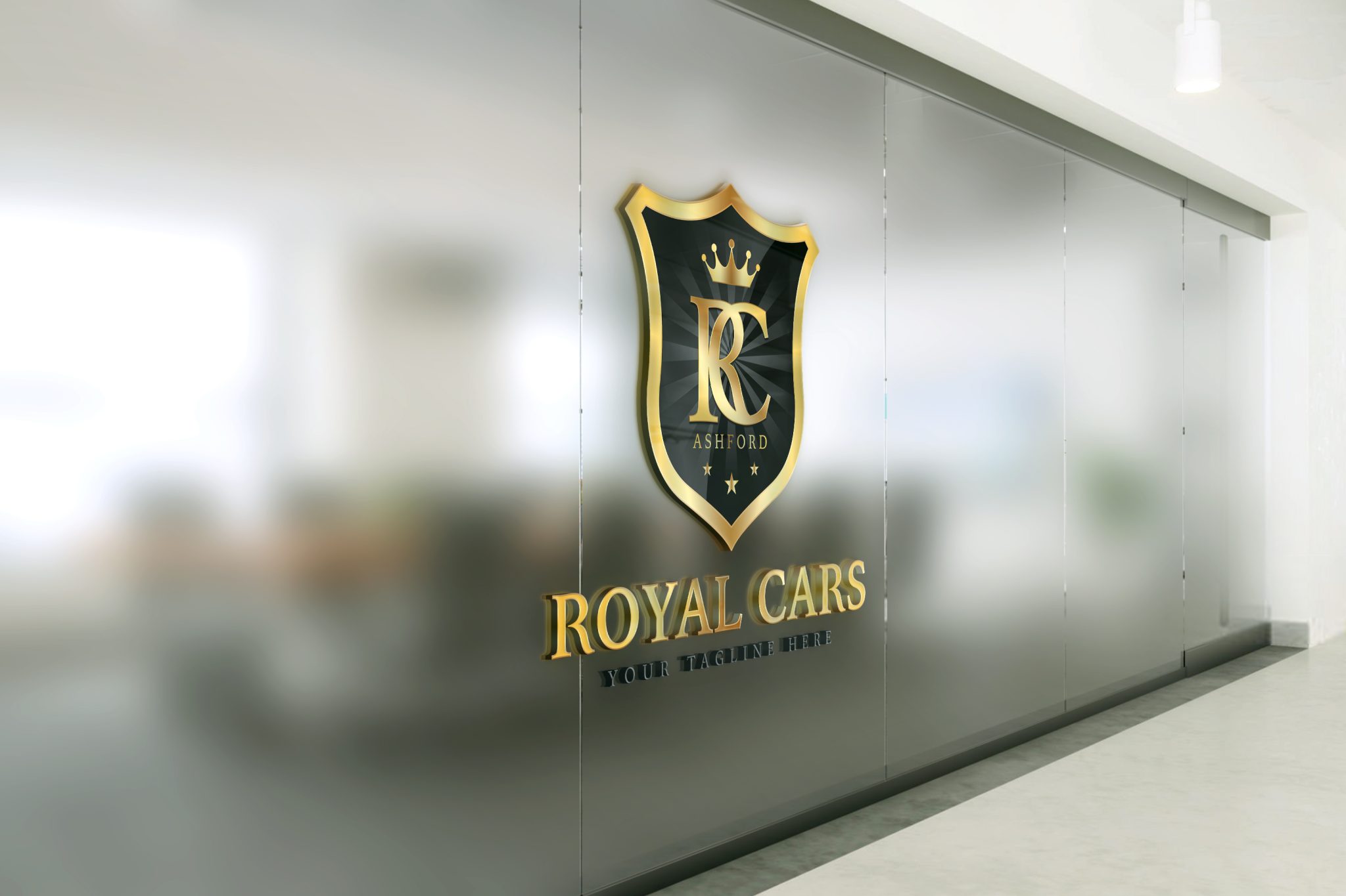 Royal Cars Logo Design – GraphicsFamily