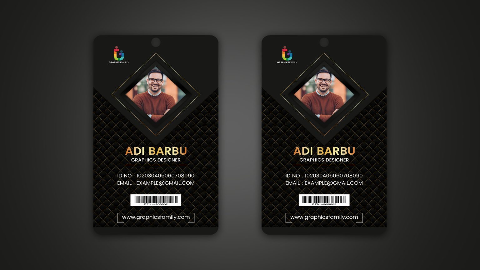 62+ Free Id Card Templates Download – GraphicsFamily