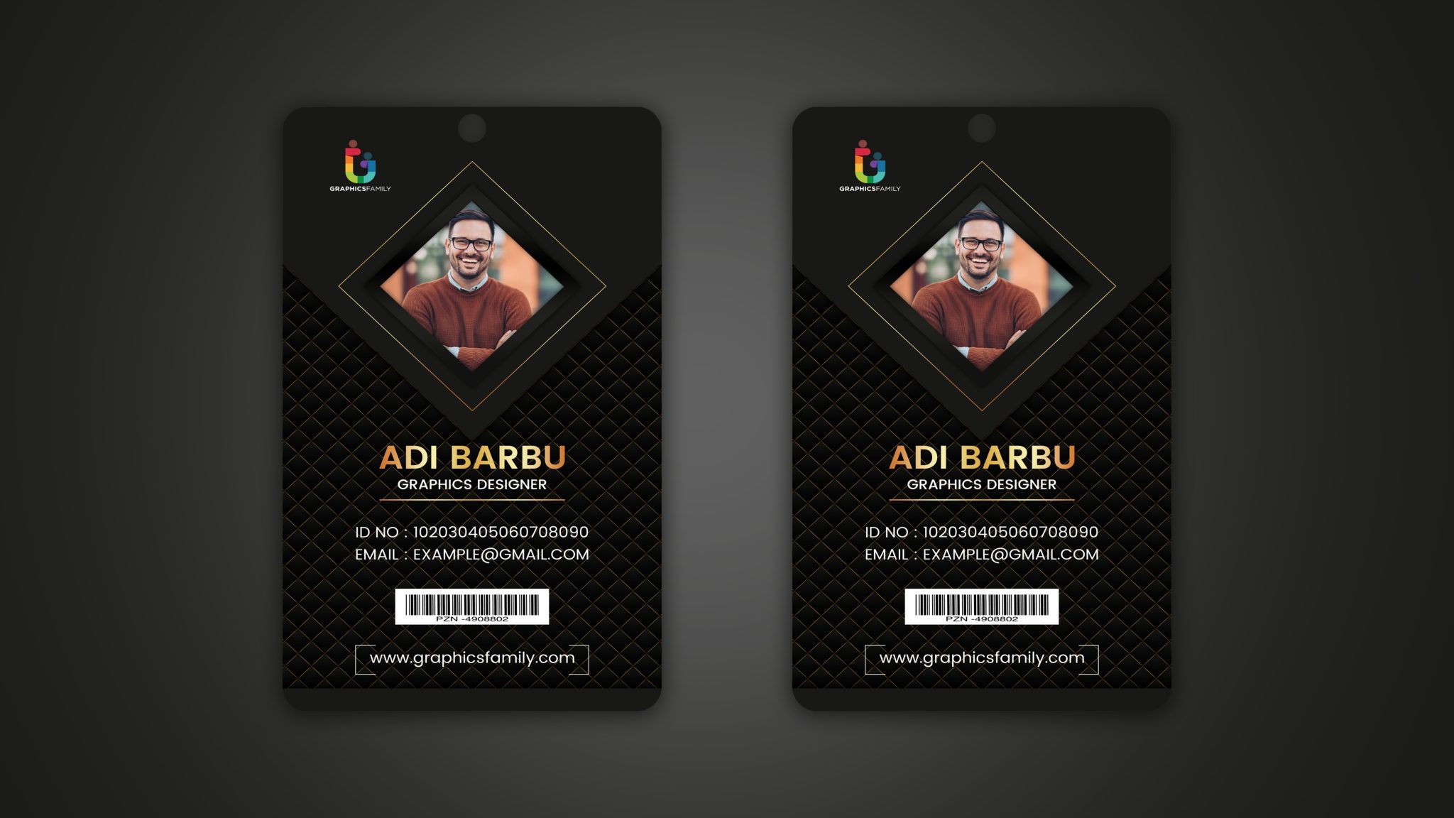 Luxury Id Card Design – GraphicsFamily