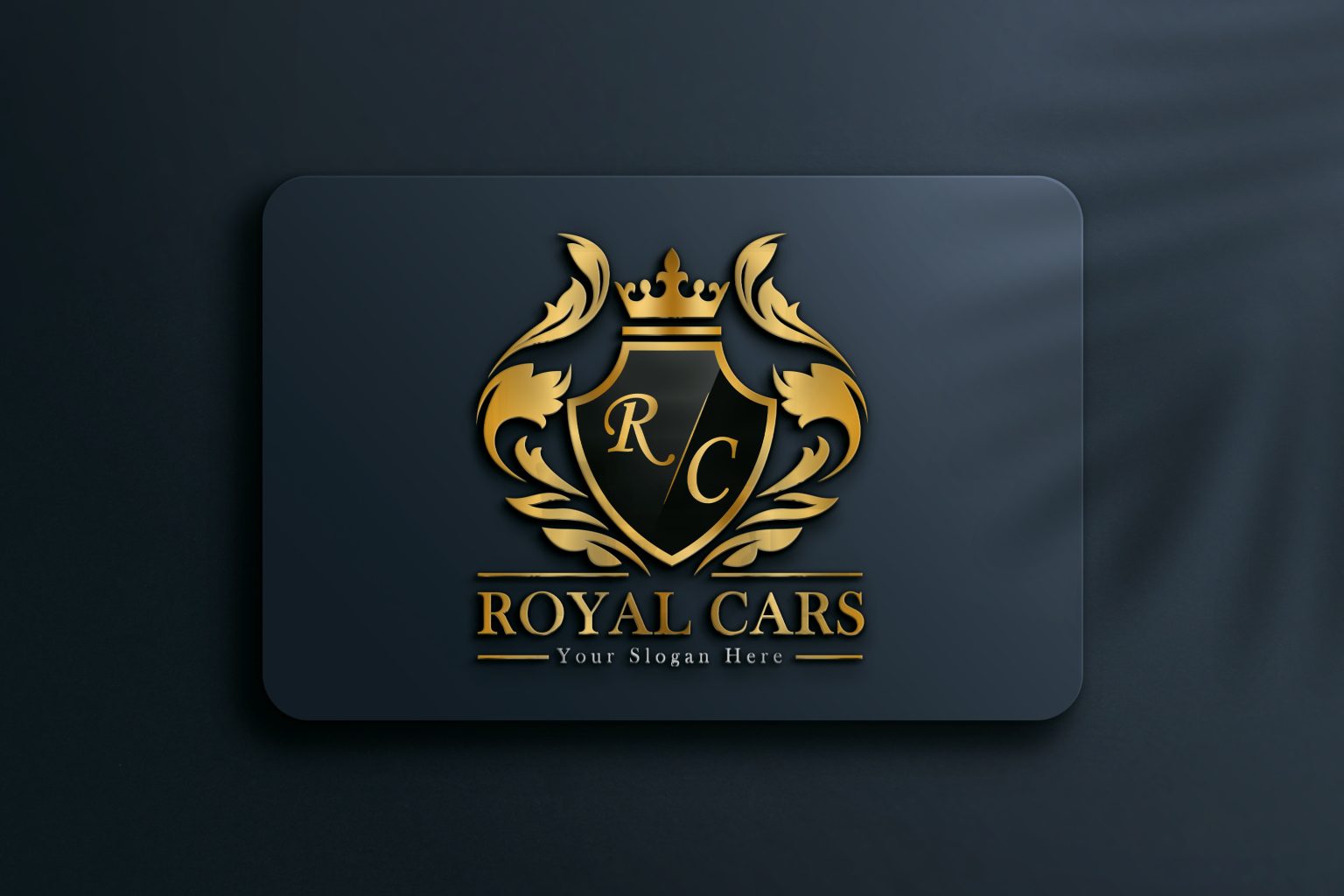 Gold Luxury Logo Design – GraphicsFamily