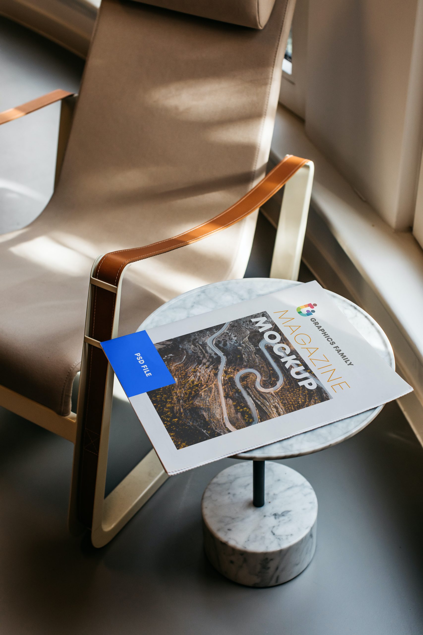 Magazine Design Mockup – GraphicsFamily