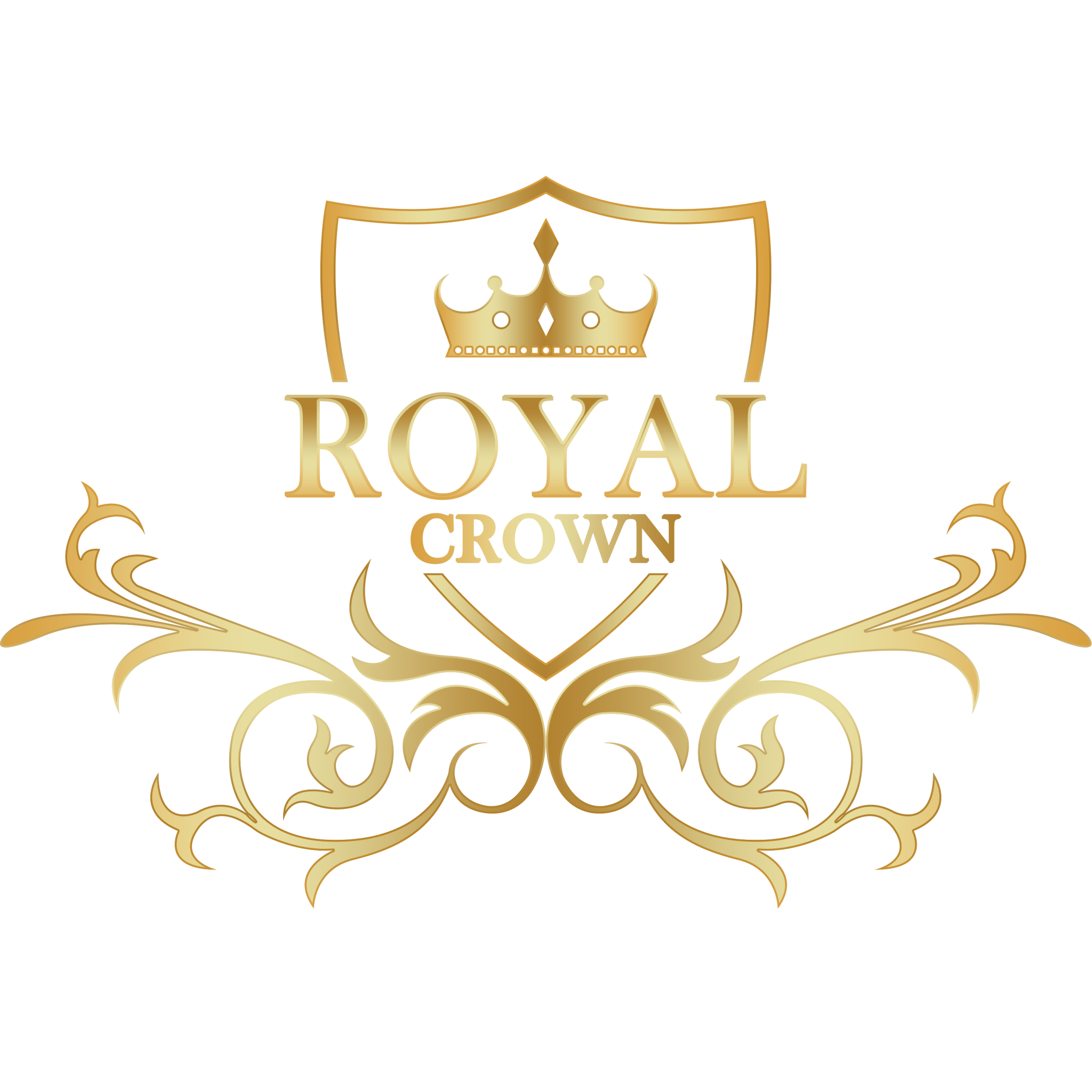 Royal Logo Concept Design With Crown Shape – GraphicsFamily