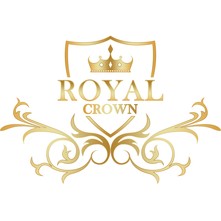 Royal Logo Concept Design With Crown Shape – GraphicsFamily