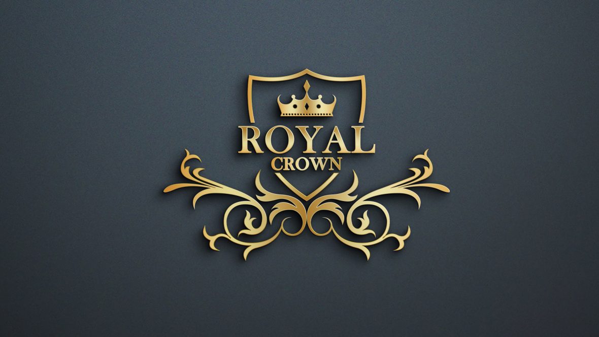 Royal Logo Concept Design With Crown Shape – GraphicsFamily