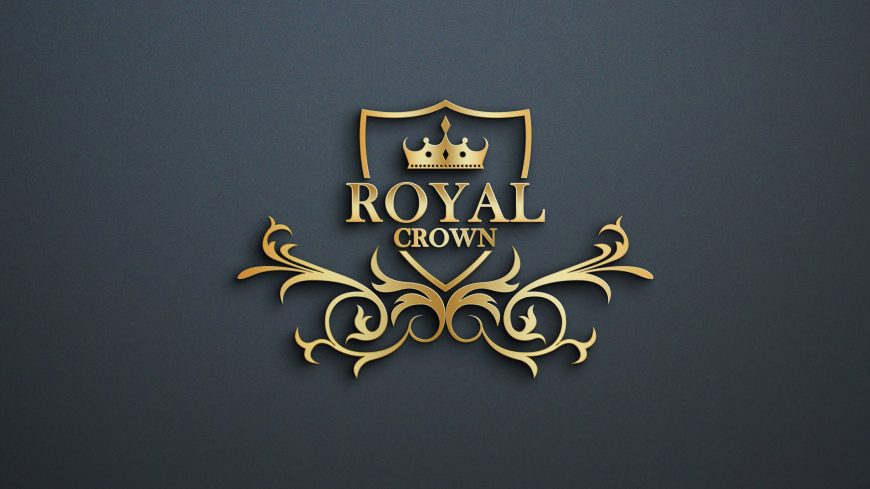 Royal Logo Concept Design With Crown Shape – GraphicsFamily