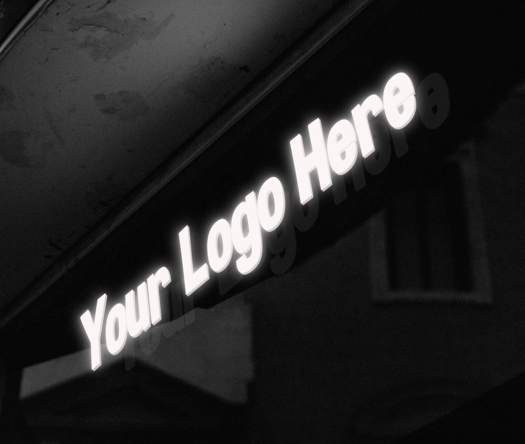 Trademark Sign Photo Logo Mockup – GraphicsFamily