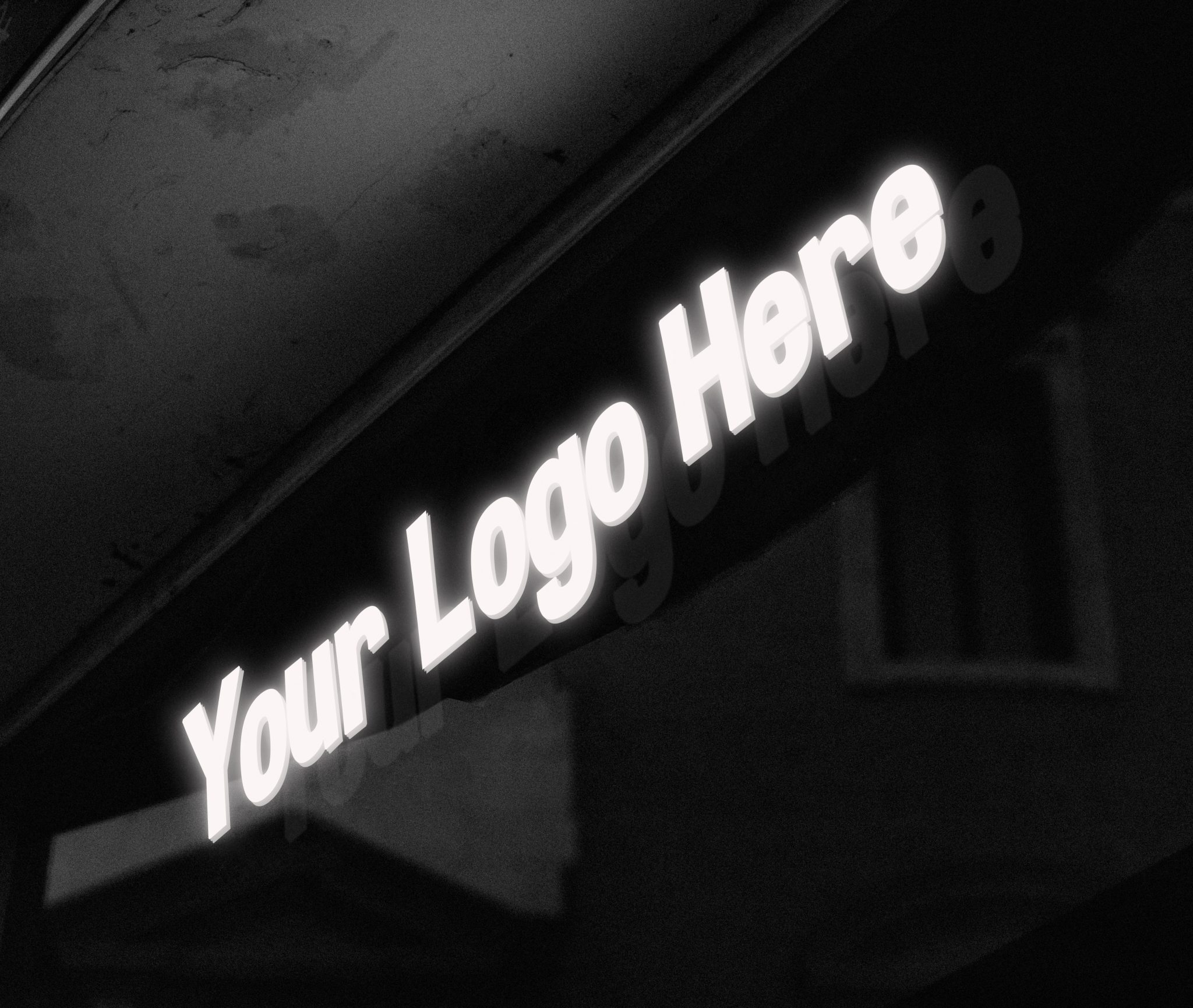 Trademark Sign Photo Logo Mockup – GraphicsFamily