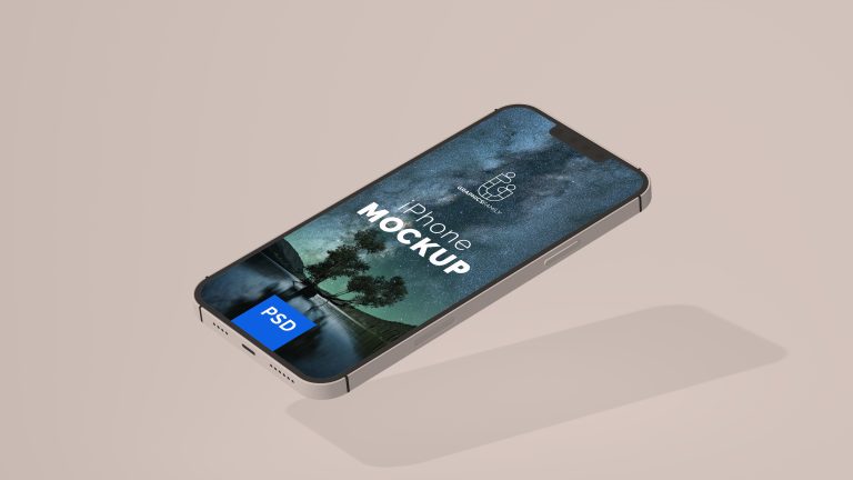 iPhone Screen Design Mockup free – GraphicsFamily