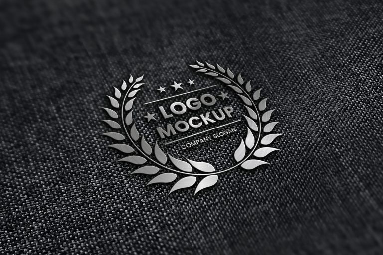 Free 3D Silver Logo Mockup – GraphicsFamily