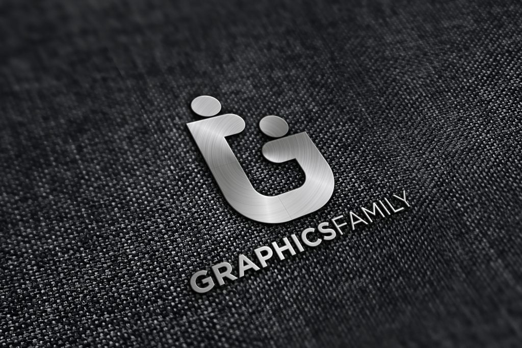 Free 3D Silver Logo Mockup – GraphicsFamily