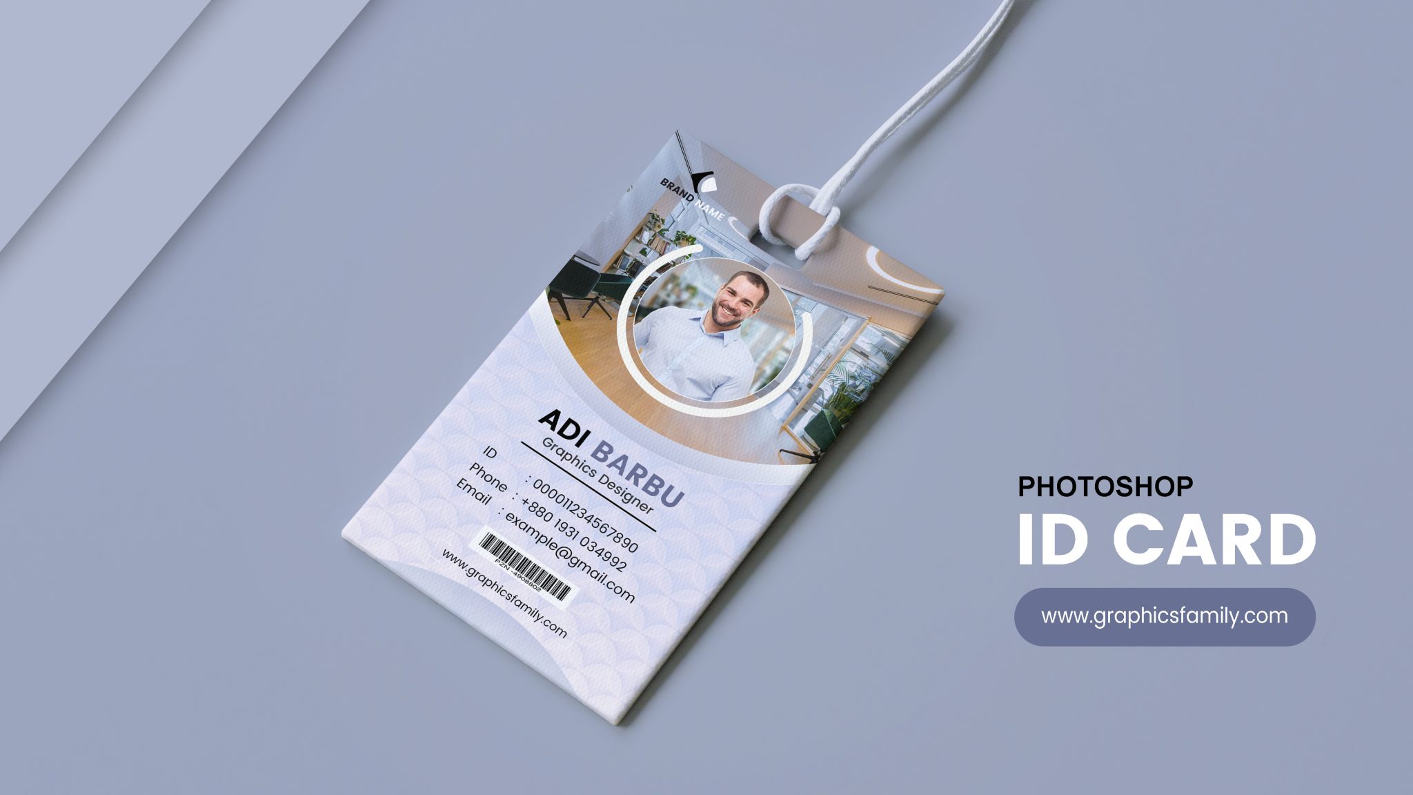 Employee Id Card Design Template – GraphicsFamily