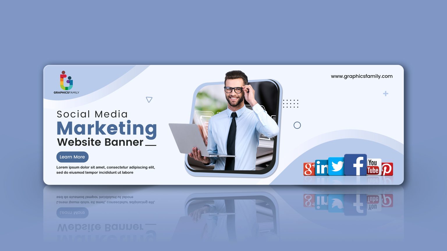 Free Social Media Web Banner Design Template – GraphicsFamily