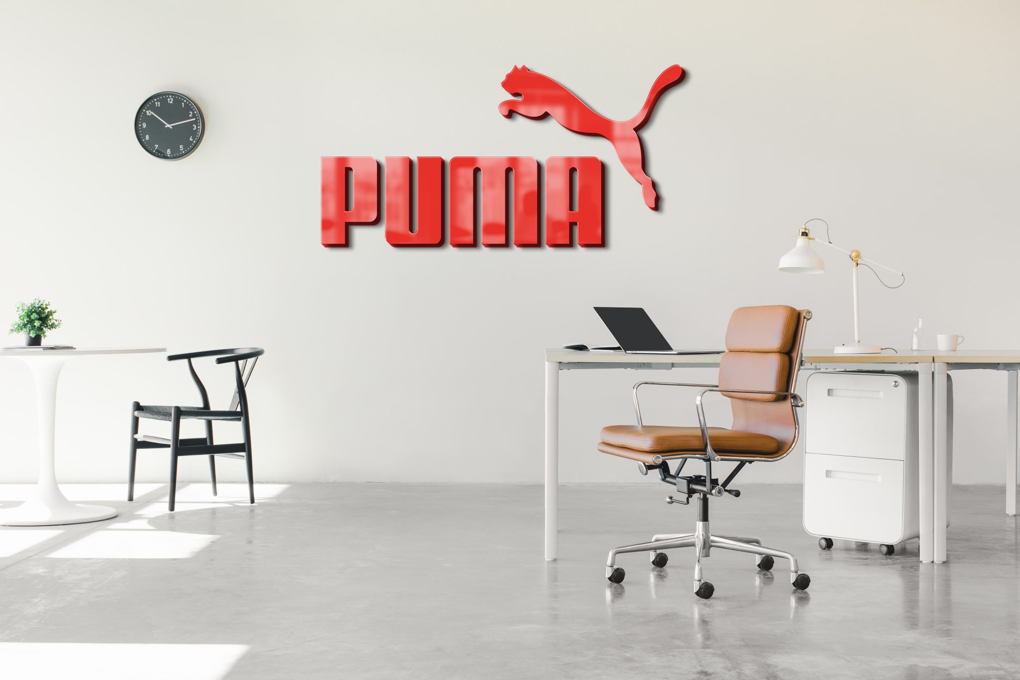 Minimal Office Space Logo Mockup – GraphicsFamily