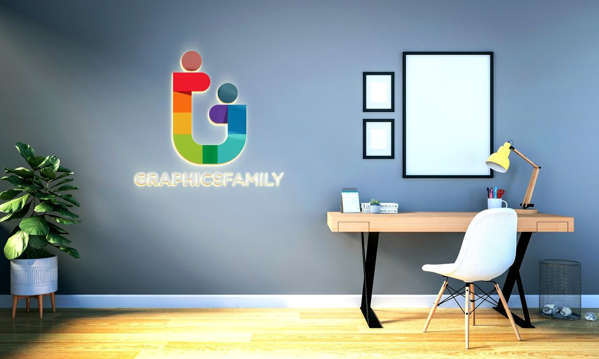 Small Office Logo Mockup – GraphicsFamily