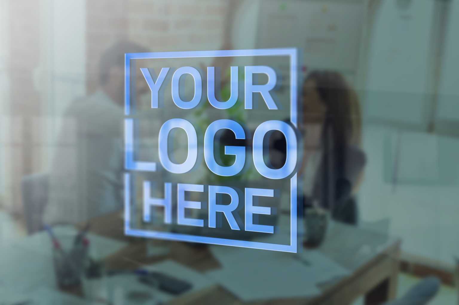 33+ Free Modern Logo Mockups – GraphicsFamily