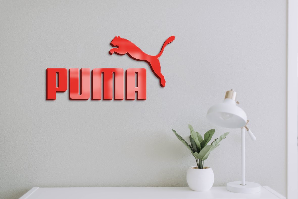 White Desk Office Logo Mockup – GraphicsFamily