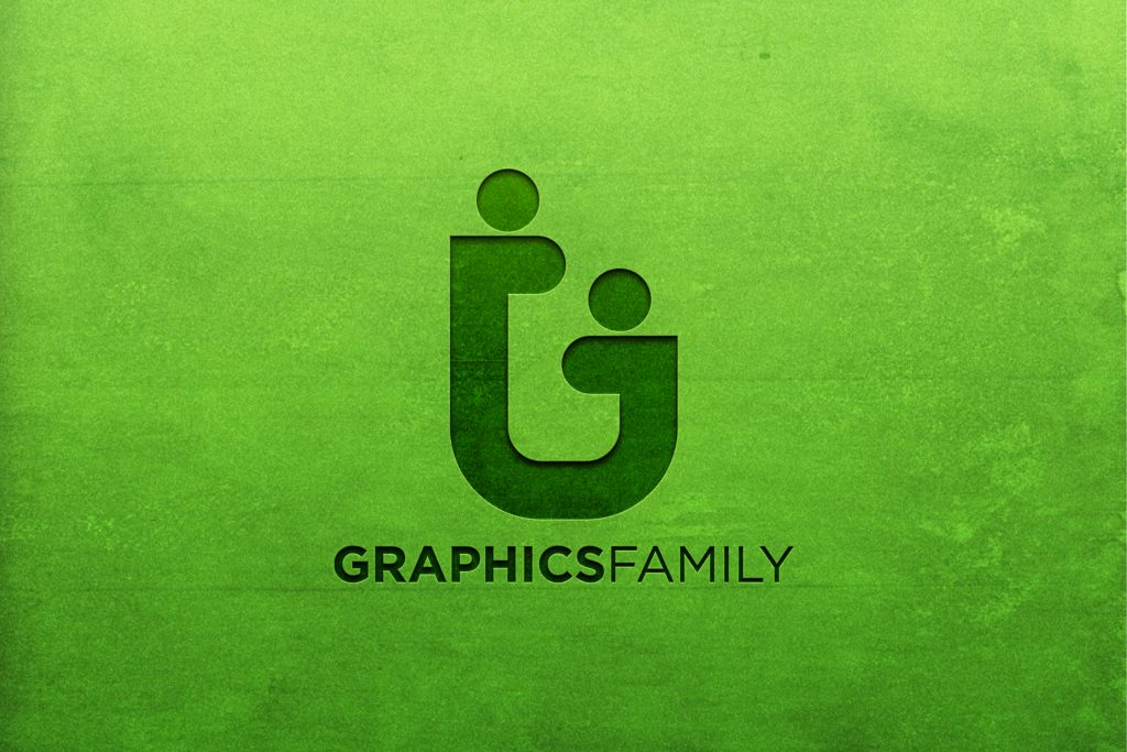 Simple Green Logo Mockup – GraphicsFamily