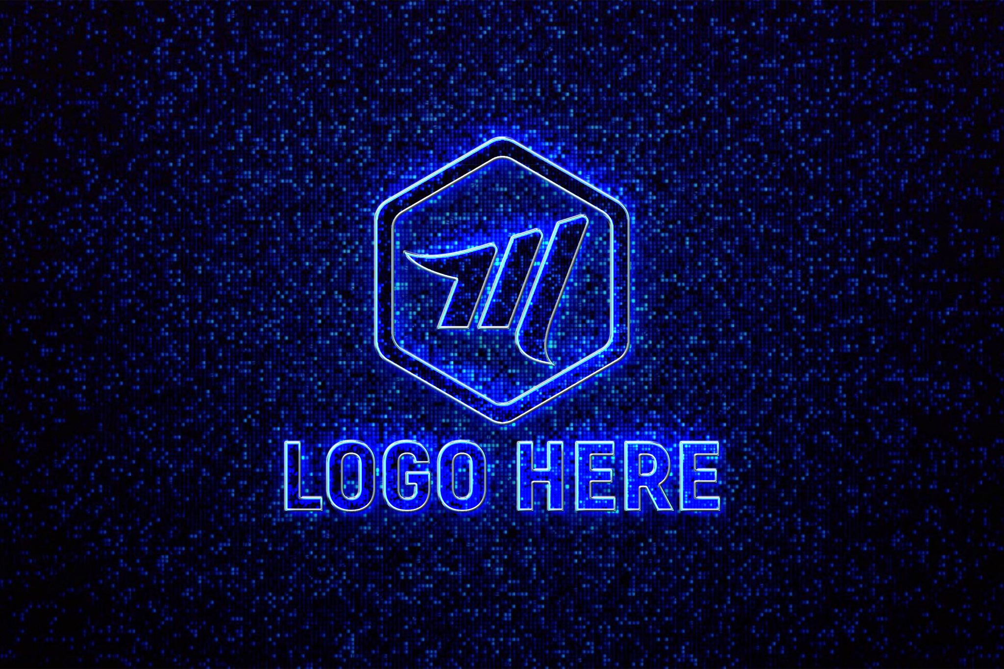 16+ Free Neon Logo Mockups – GraphicsFamily