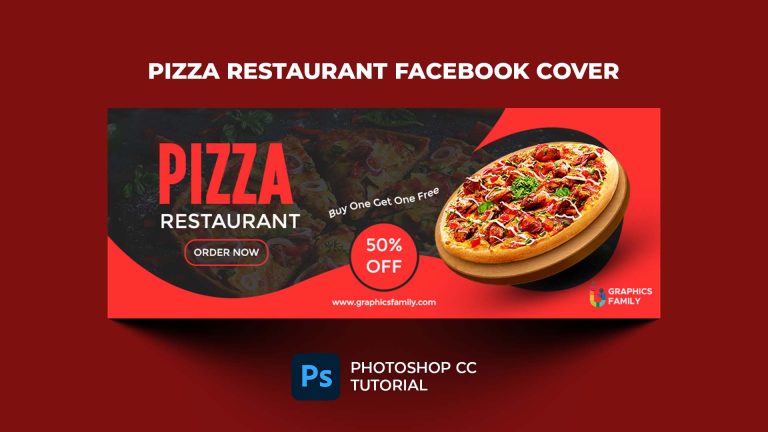 Pizza Restaurant Facebook Cover – GraphicsFamily