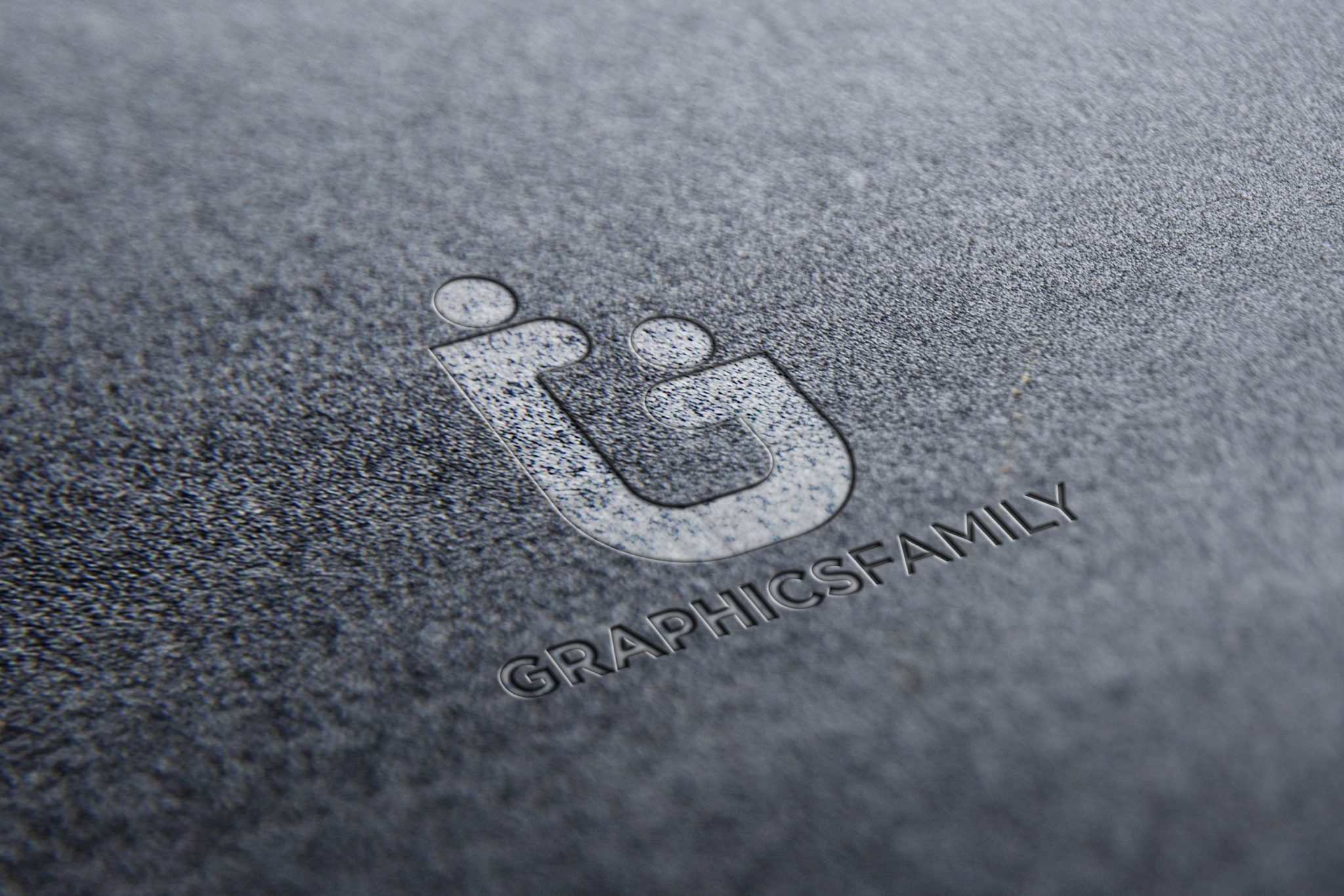 Sandpaper 3D Logo Mockup – GraphicsFamily