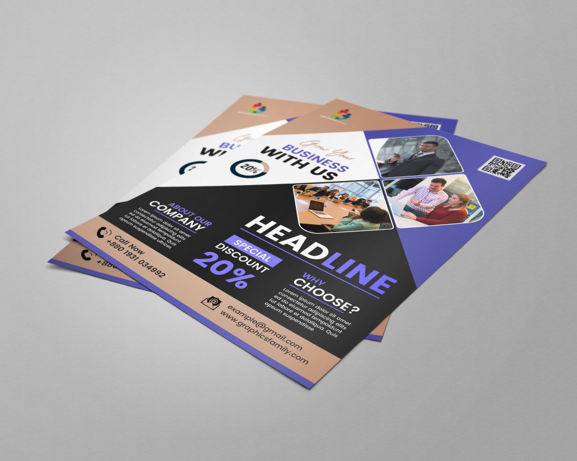 Free Professional Business Flyer Design – GraphicsFamily