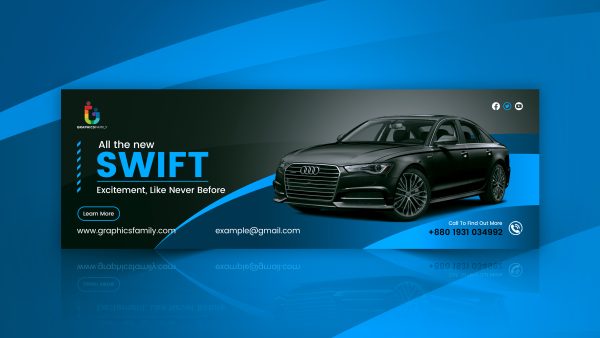 Professional Car Promotion Web Banner Design – GraphicsFamily