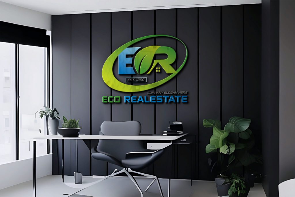 Eco Real Estate Logo Design – GraphicsFamily