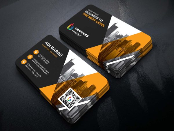 Free Marketing Manager Business Card Template – GraphicsFamily