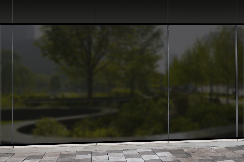 Transparent Glass Window Corporate Logo Presentation – GraphicsFamily