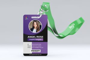 ID Badge Template Design – GraphicsFamily