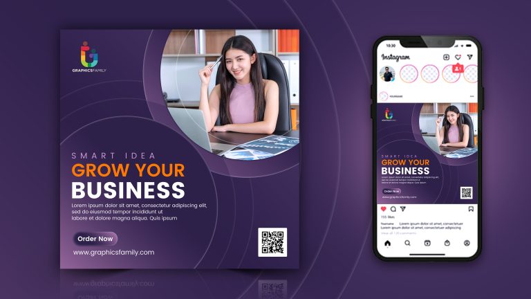 Office Instagram Post Design Template – GraphicsFamily