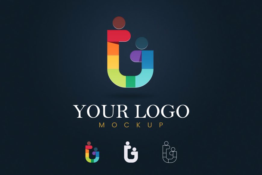 Simple Logo Mockup – GraphicsFamily