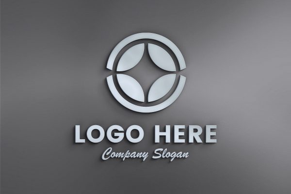 Free 3D Logo Mockup – GraphicsFamily
