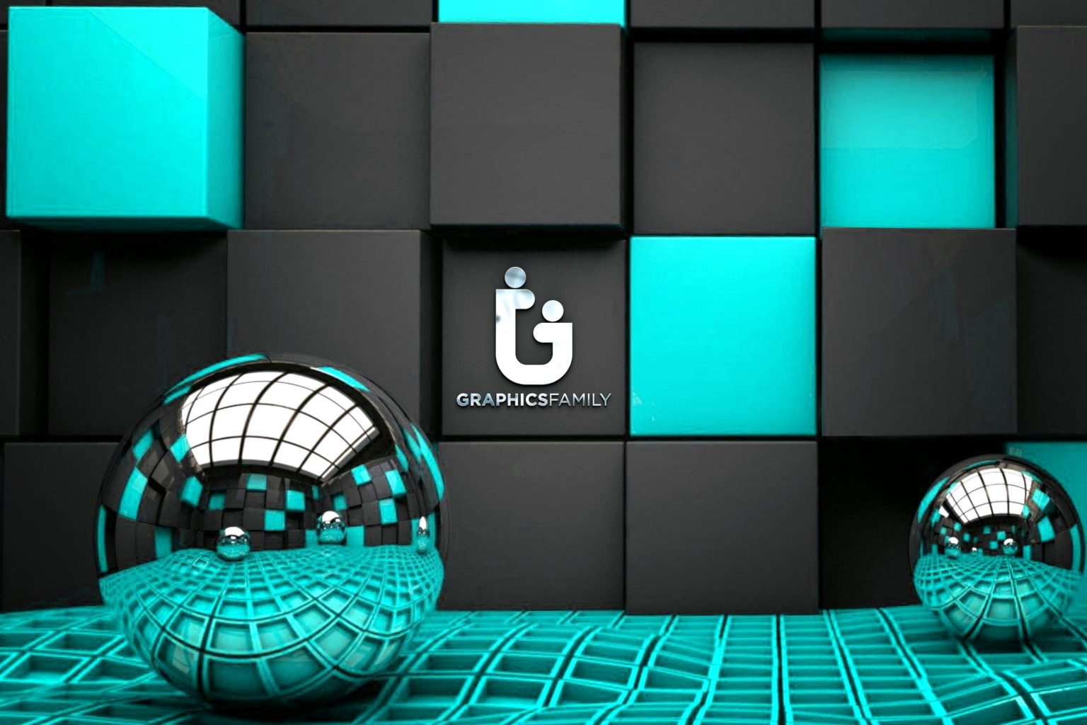 Abstract Room Logo Mockup – GraphicsFamily