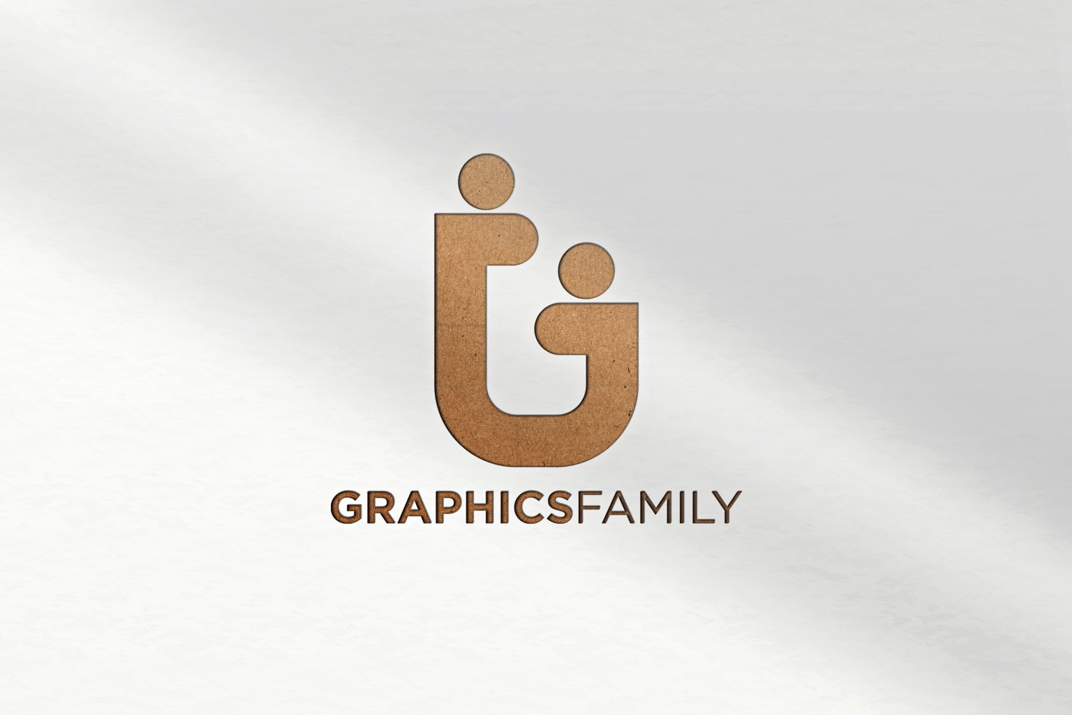 Debossed text effect psd editable template craft paper texture ...