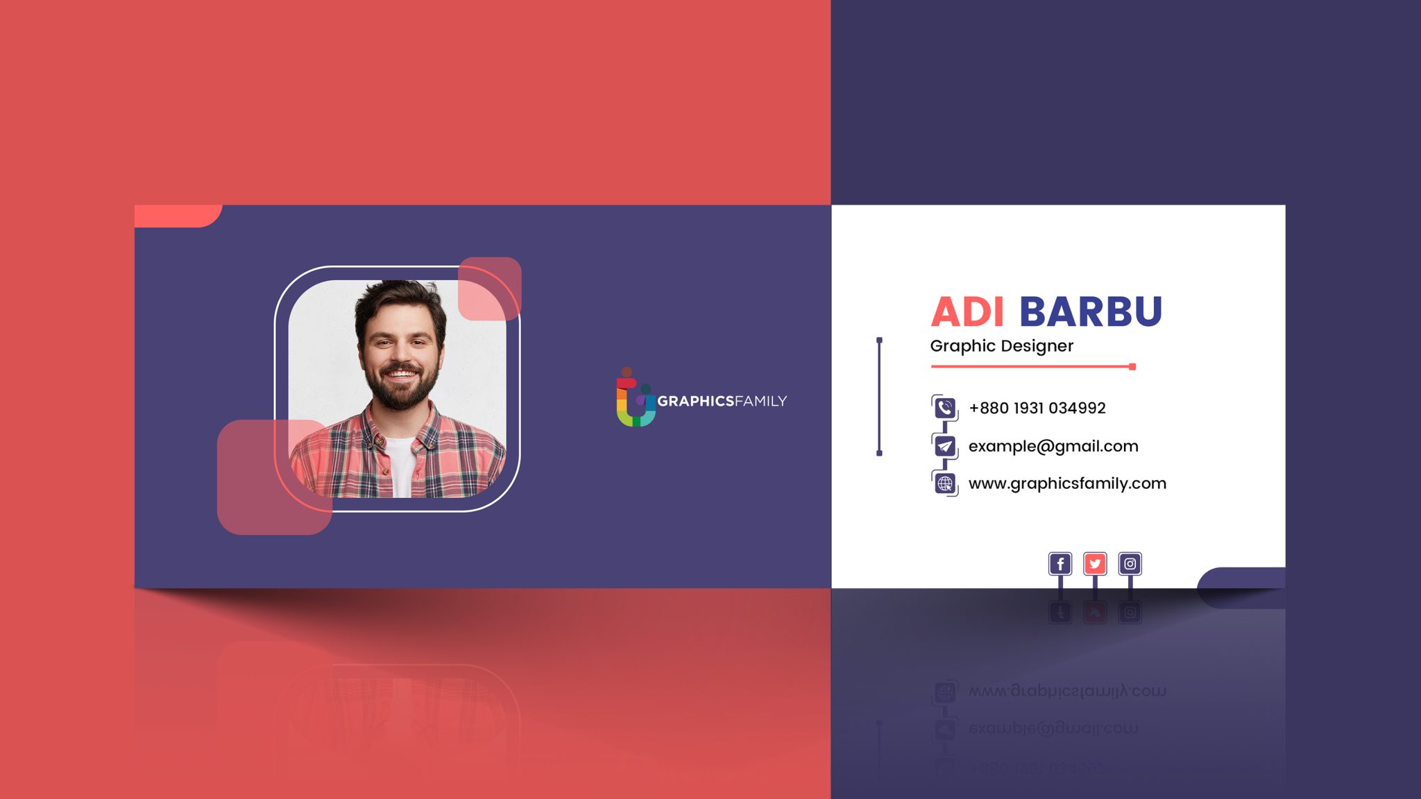 Free Modern Email Signature Template – GraphicsFamily