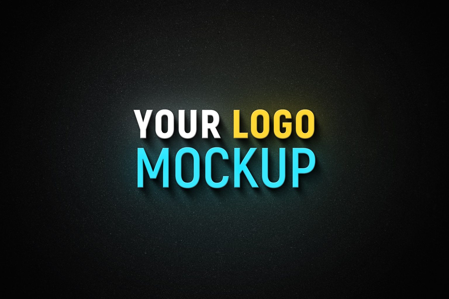 Neon Light Logo Mockup – GraphicsFamily