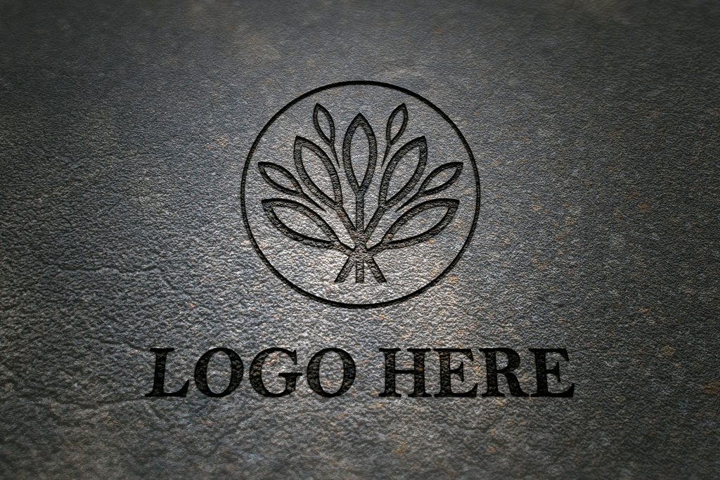 Photorealistic Smooth Laser Cut 3D Logo Mockup – GraphicsFamily
