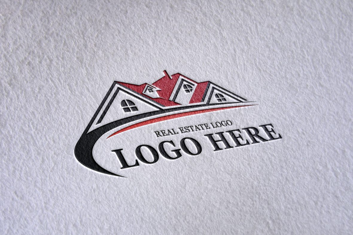Paper Pressed Logo Mockup – GraphicsFamily