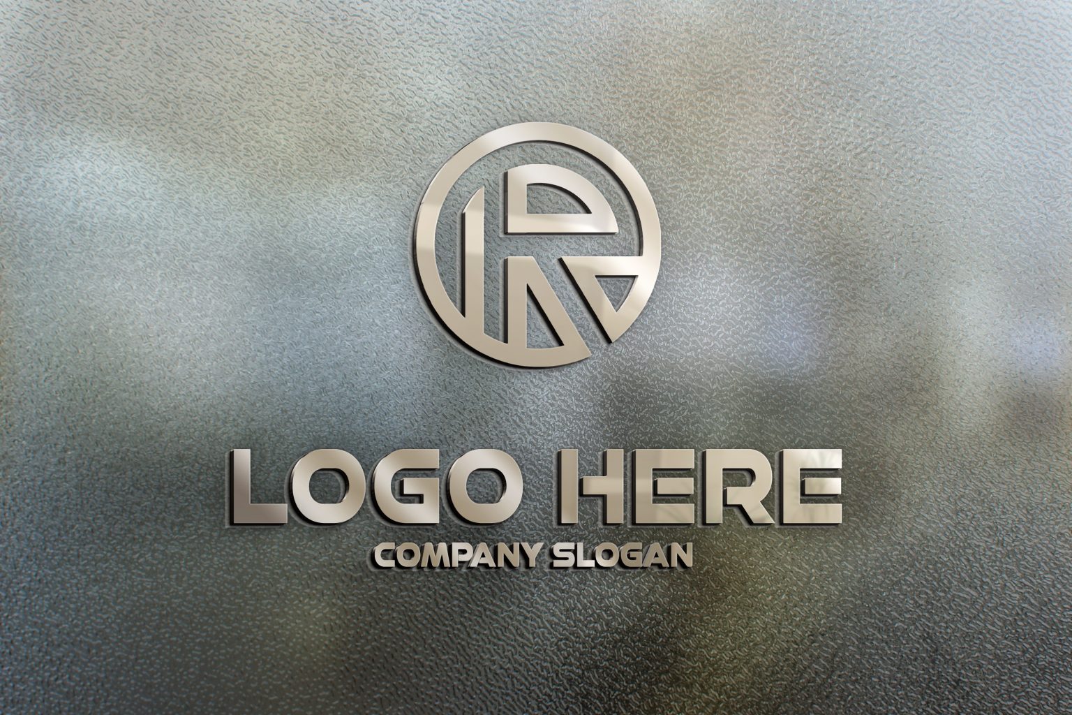 3D Office Glass Logo Mockup – GraphicsFamily