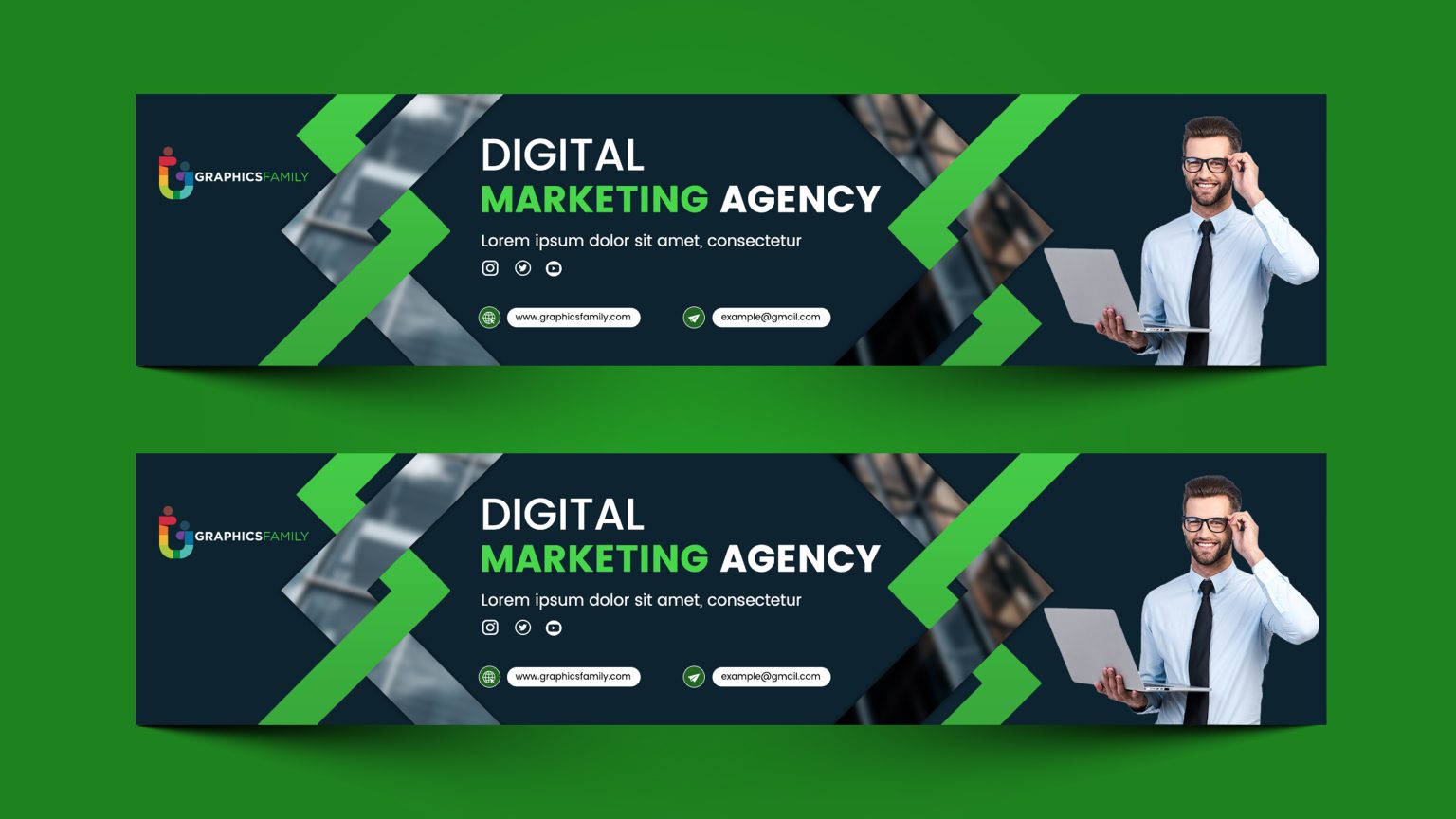 31+ Free YouTube Channel Art Templates Download – GraphicsFamily