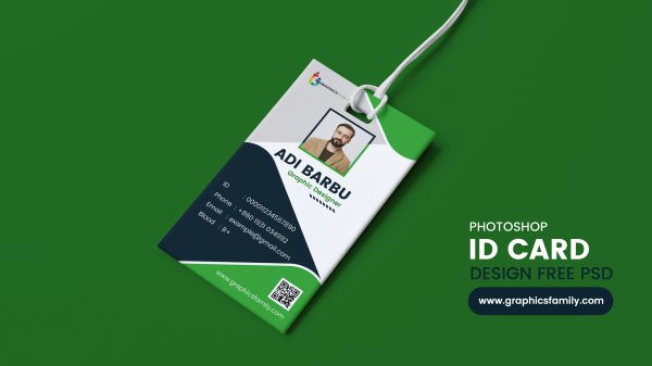 Free Conference Id-Card Design Template – GraphicsFamily