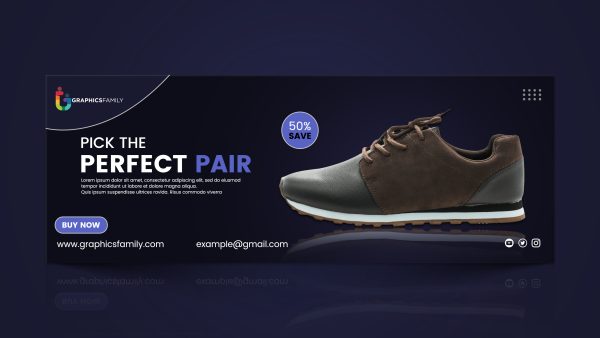 E-Commerce Product Facebook Cover Design – GraphicsFamily