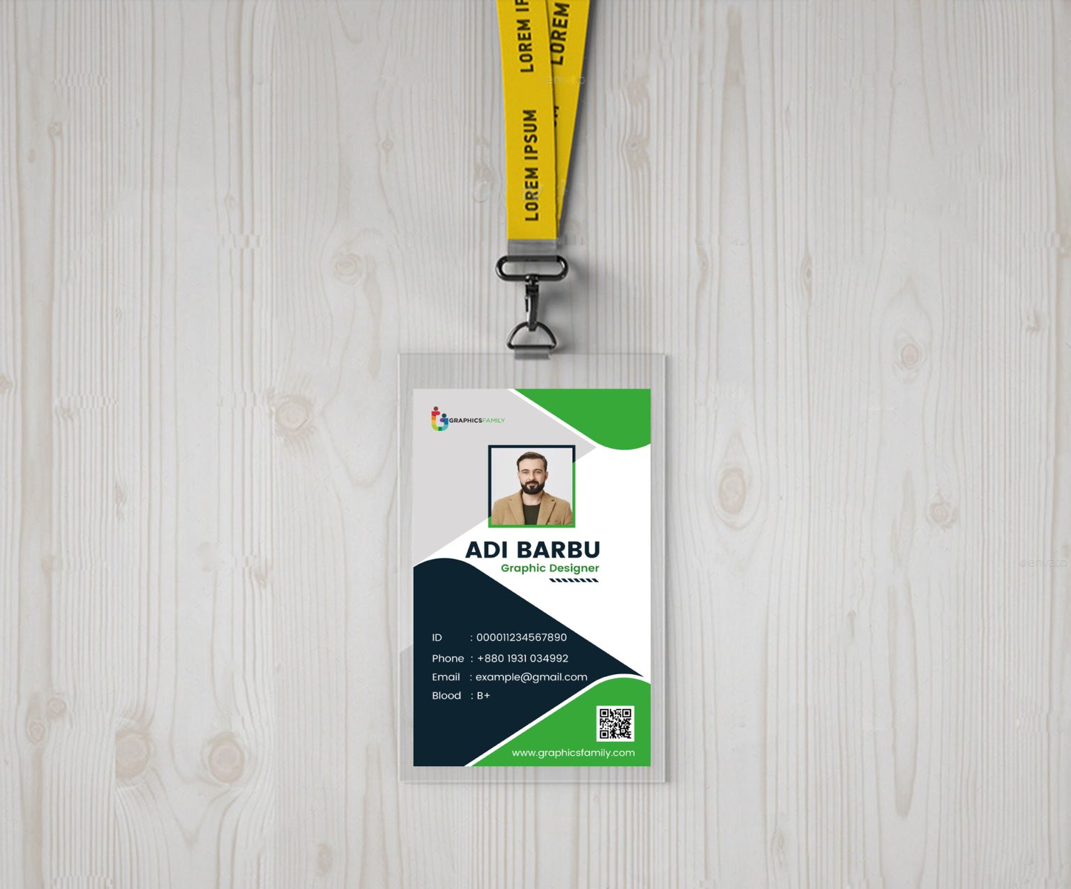 68+ Free Id Card Templates Download – GraphicsFamily