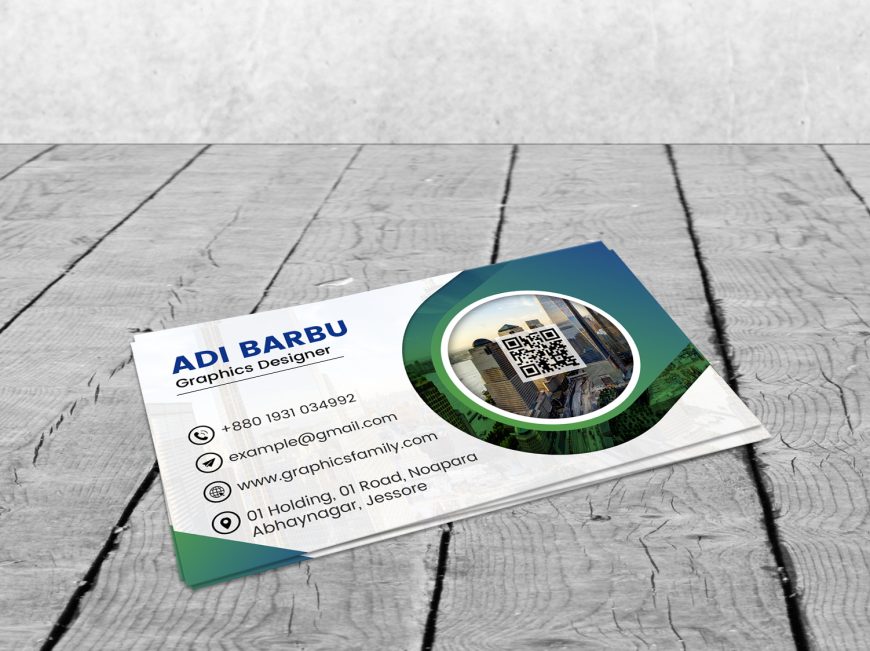 Modern Business Card Design Idea – GraphicsFamily