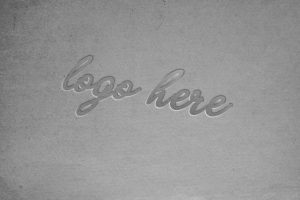 Letterpress Logo Mockup – GraphicsFamily