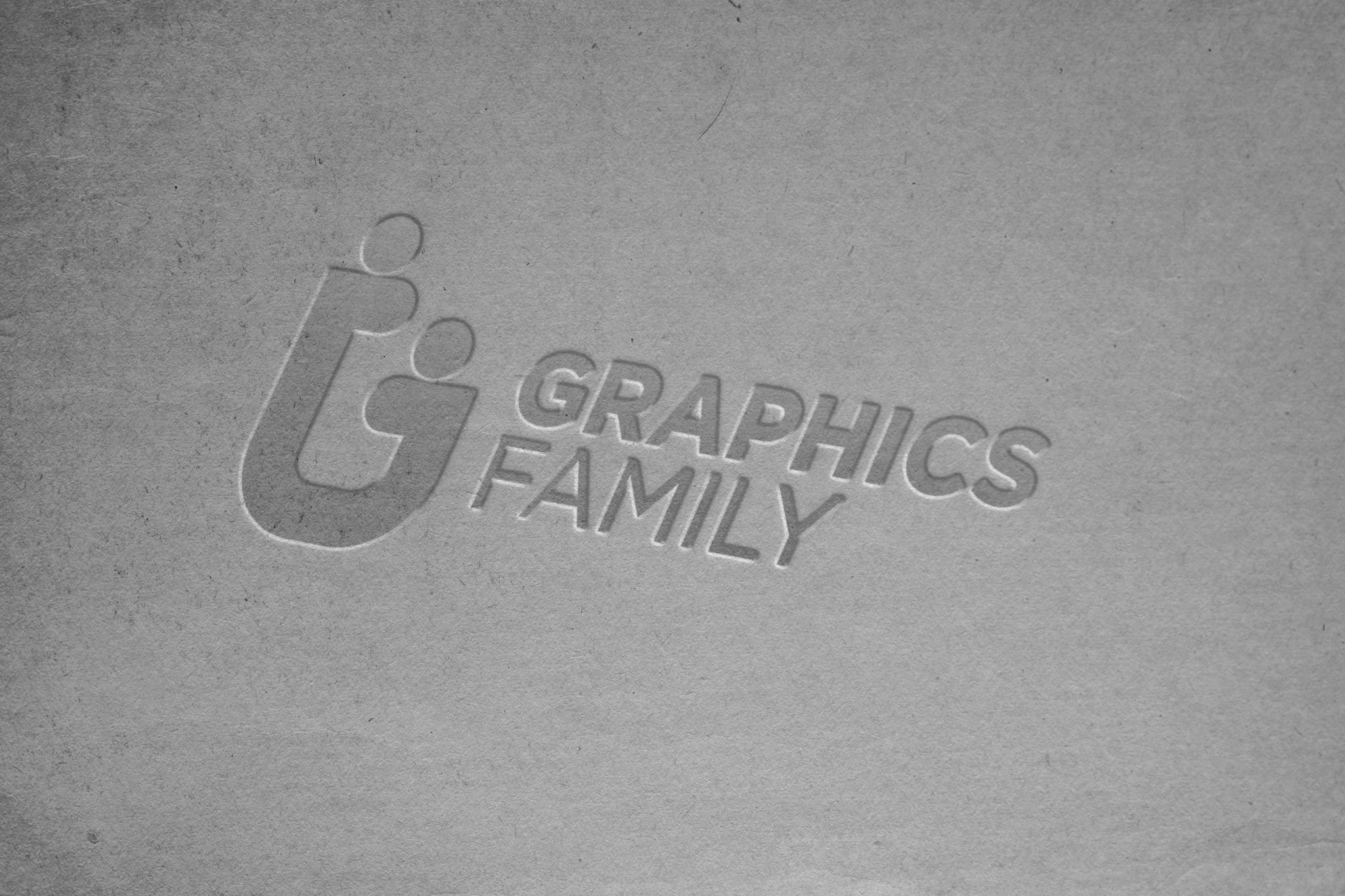 Letterpress Logo Mockup – GraphicsFamily