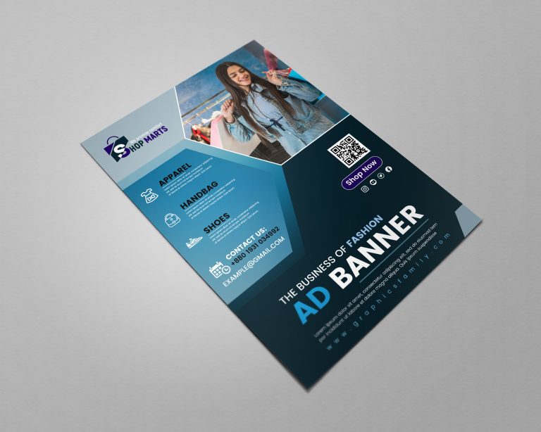 Online Shop Promotion Flyer Template – GraphicsFamily