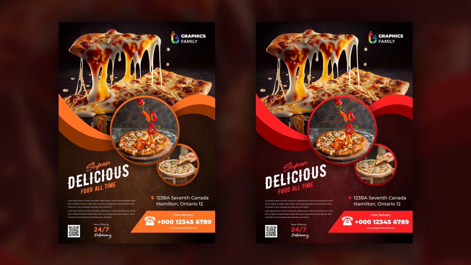 23+ Best Free Pizza PSD Templates To Download - GraphicsFamily